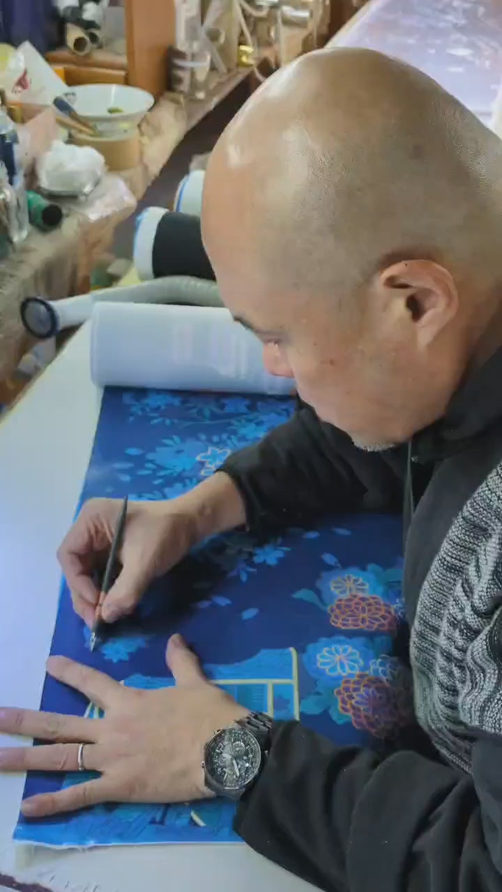 Nobu Miyake's [Kyoto Craftsman] Gold Painting & Kimono Experience – 京の ...